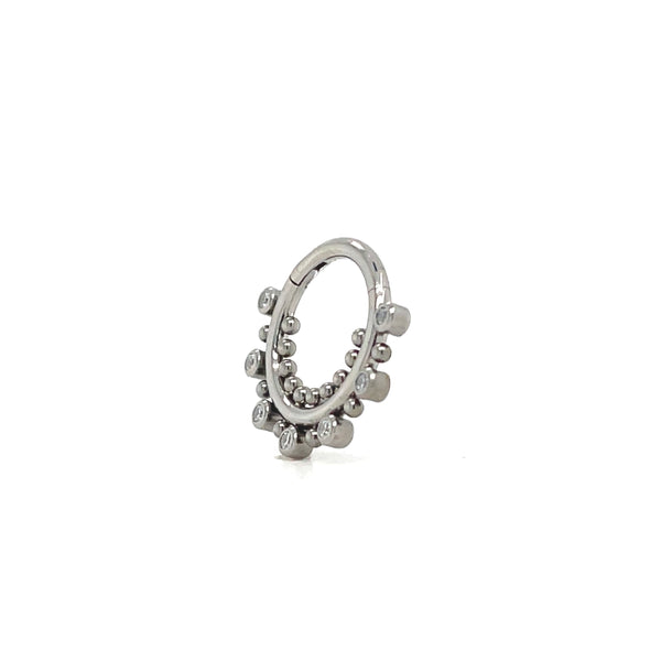 Khrysos Titanium Gina Clicker - Isha Body Jewellery