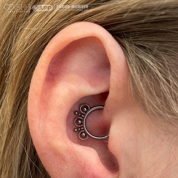 Khrysos Titanium Uzhud Clicker - Isha Body Jewellery