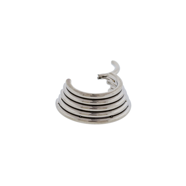 Khrysos Titanium Array Stacked Clicker - Isha Body Jewellery