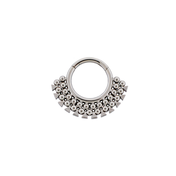Khrysos Titanium Kattri Clicker - Isha Body Jewellery