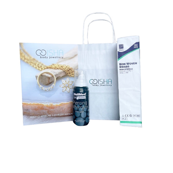 Body Piercing Aftercare Pack - Isha Body Jewellery
