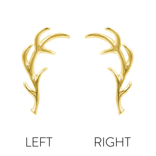 Junipurr 14ct Gold Antler End - Isha Body Jewellery